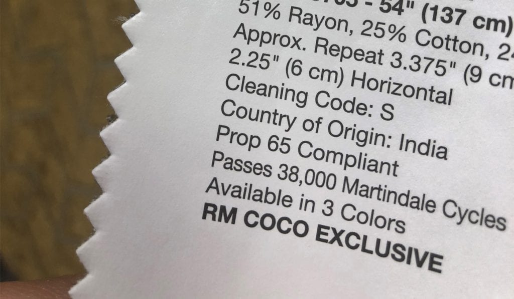 RM COCO - Translating Textile Talk: Double Rubs Explained